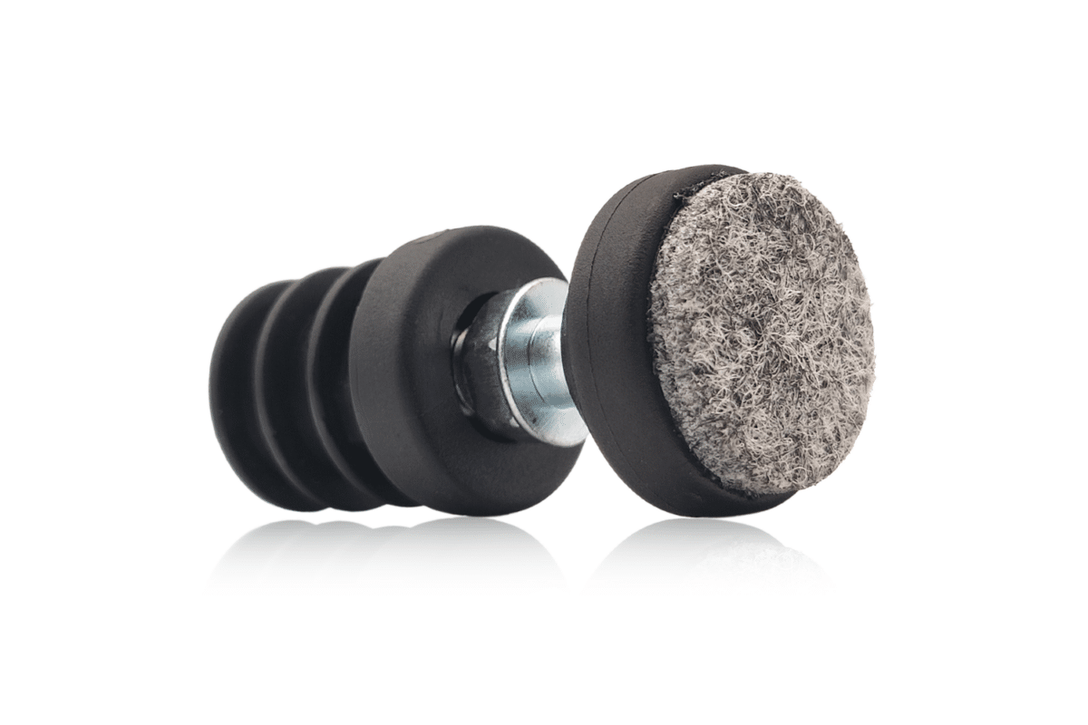 Stoelpoot verhoger met vilt - 3 cm - Ronde poot | Stoeldopshop